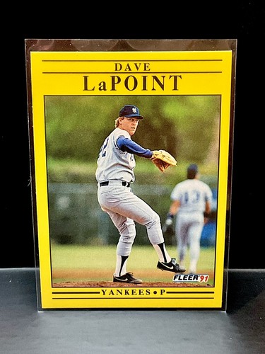 1991 Fleer Dave LaPoint #669 - New York Yankees | eBay