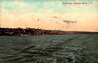 VINTAGE POSTCARD-Newburgh Hudson River NY-POSTMARK 1909 | eBay
