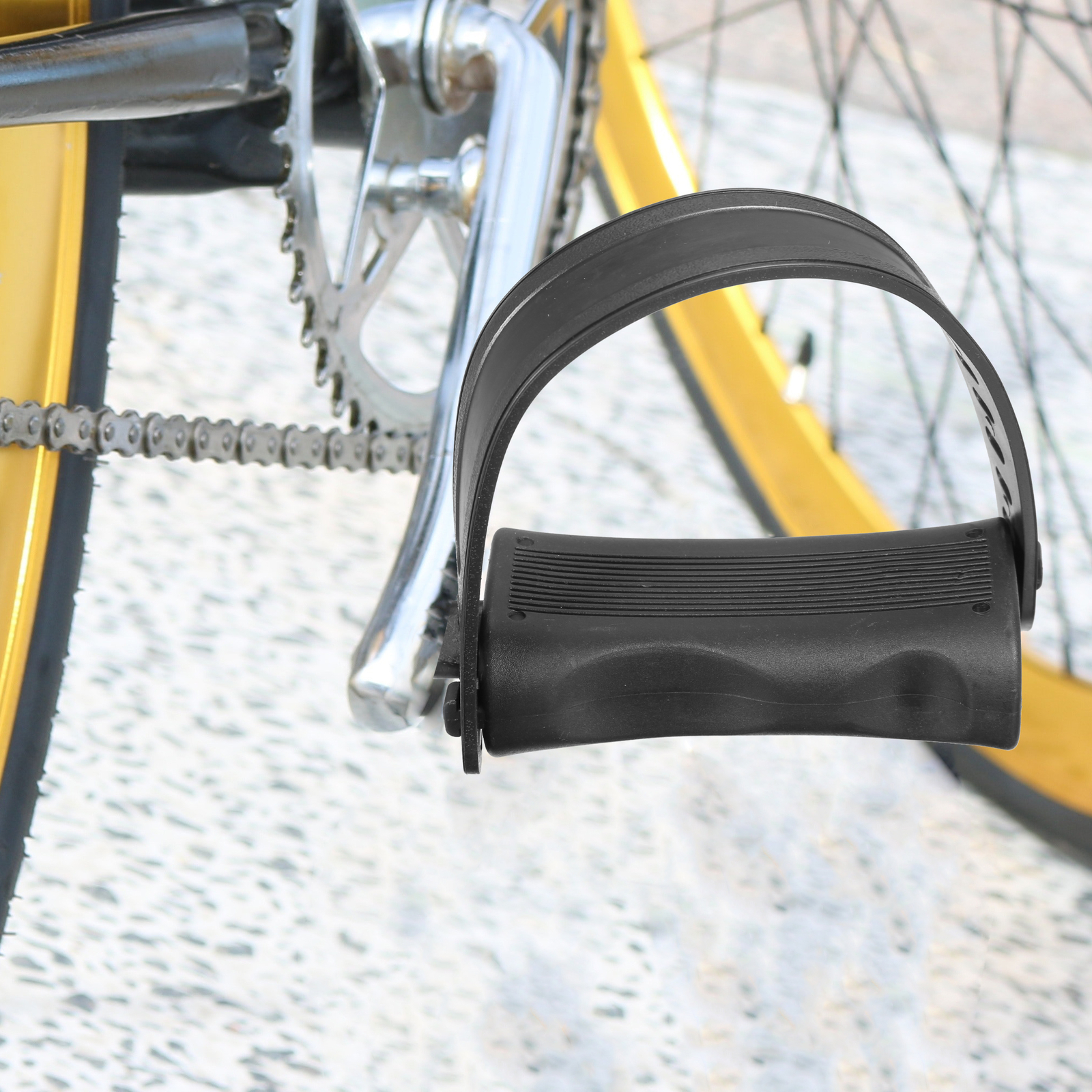 1 Pair Exercise Bike Pedals with Straps 1/2 Inch Spindle Cycling Parts ...