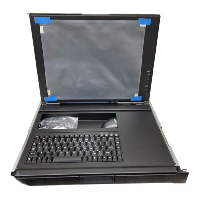 LCD2U17-06-BKM RACKMOUNT LCD MONITOR KEYBOARD DRAWER NEW/UNUSED SURPLUS ...