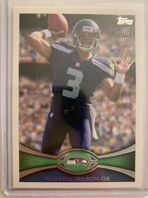 2012 Topps Russell Wilson Passing Stands Visible 165a Rookie | eBay