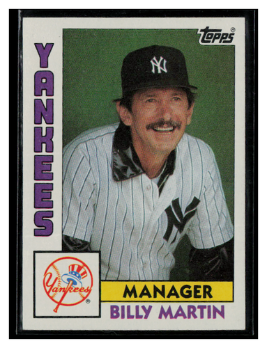 1984 Topps #81 Billy Martin | eBay