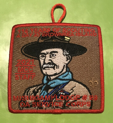 Mishigami Lodge 29 Ottawa District OA Service Corps Camporee Staff | eBay