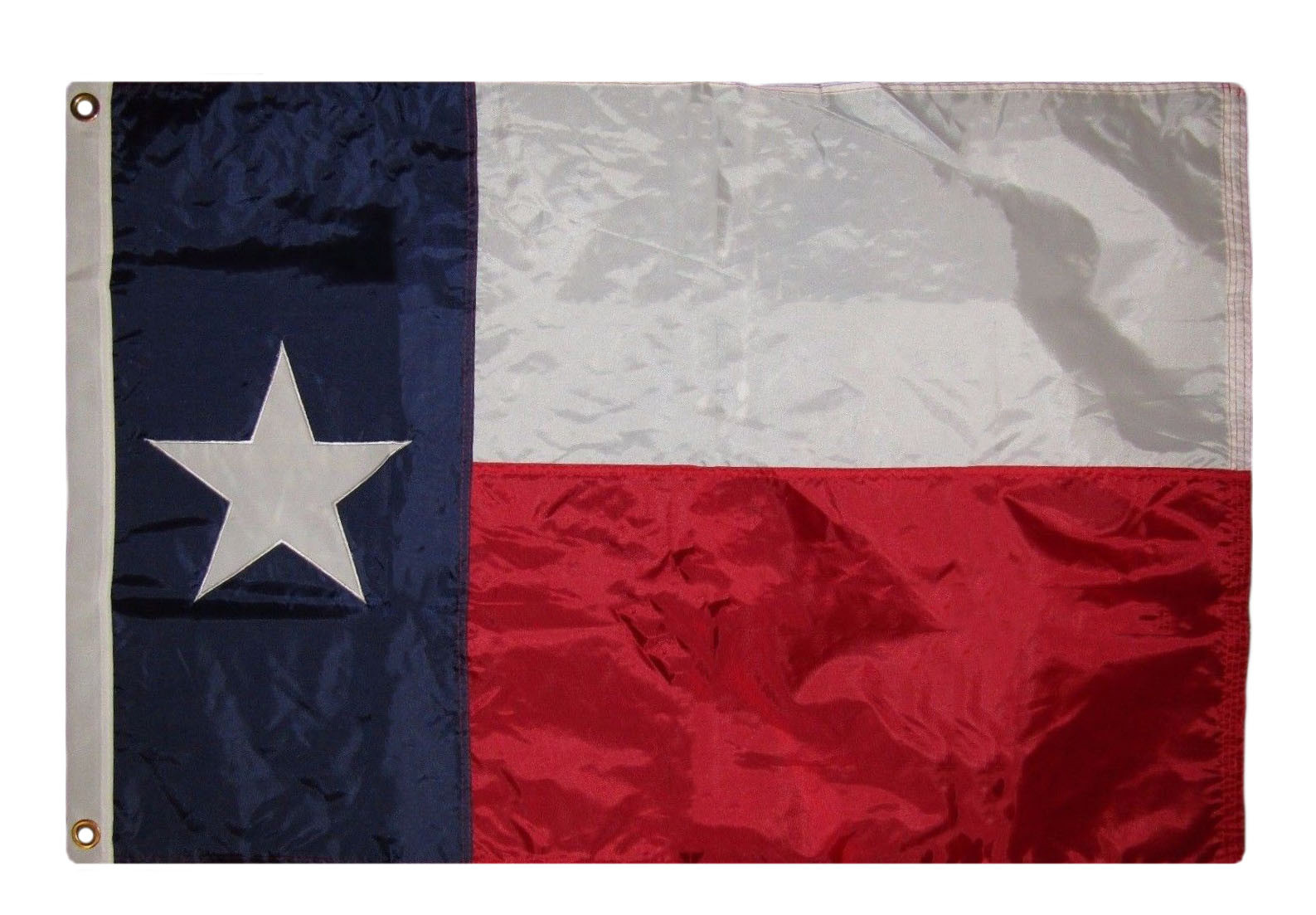 2x3 Embroidered State Texas 210D Sewn Nylon Flag 2'x3' (Appliqued Star ...