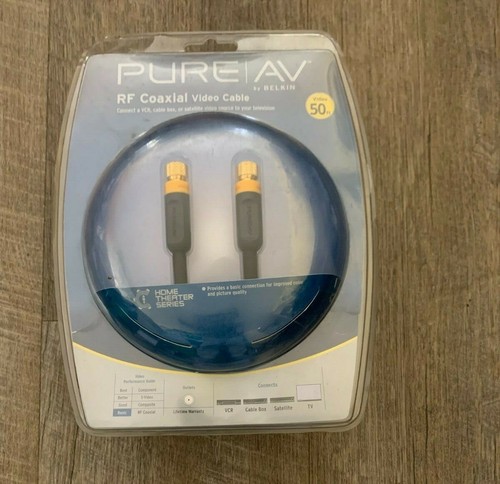 New Belkin Pure AV RF Coaxial Video Cable | Video 50ft | eBay