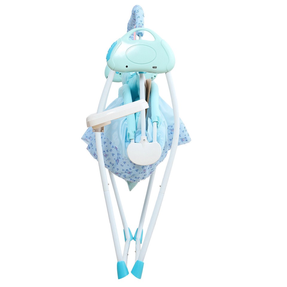 Auto-Swing Motions Baby Rocking + Bluetooth USB Electric Cradle Infant ...