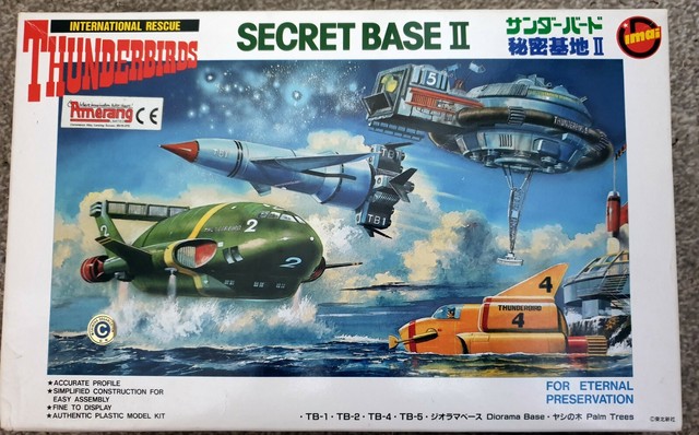 L195 1992 IMAI Model Kit B-2086 - Thunderbirds Secret Base II *started ...
