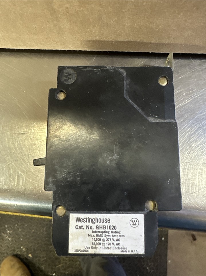 Westinghouse GHB1020 Single Pole 20 Amp Bolt On Circuit Breaker | eBay