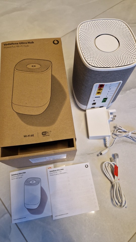 Vodafone Ultra Hub Super WiFi 6E Router with Power Cable | eBay UK