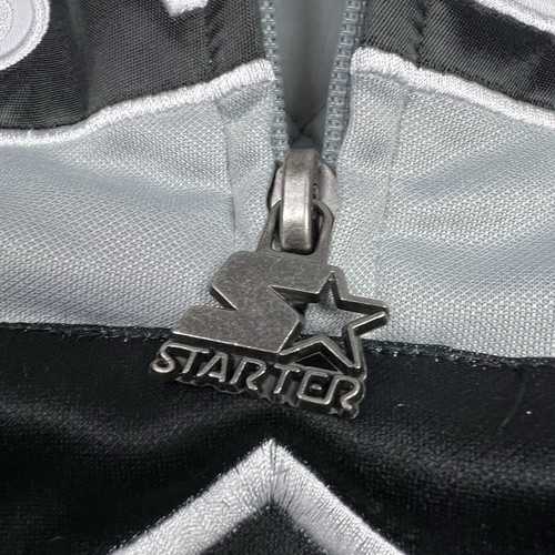 Starter Las Vegas Raiders Pullover Jacket Retro Mens Large NFL Football ...
