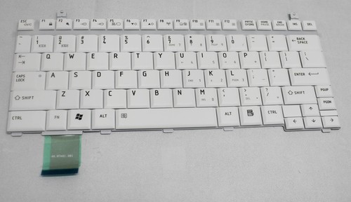9J.N7482.301 Toshiba Keyboard White Portege R400 "GRADE A" | eBay