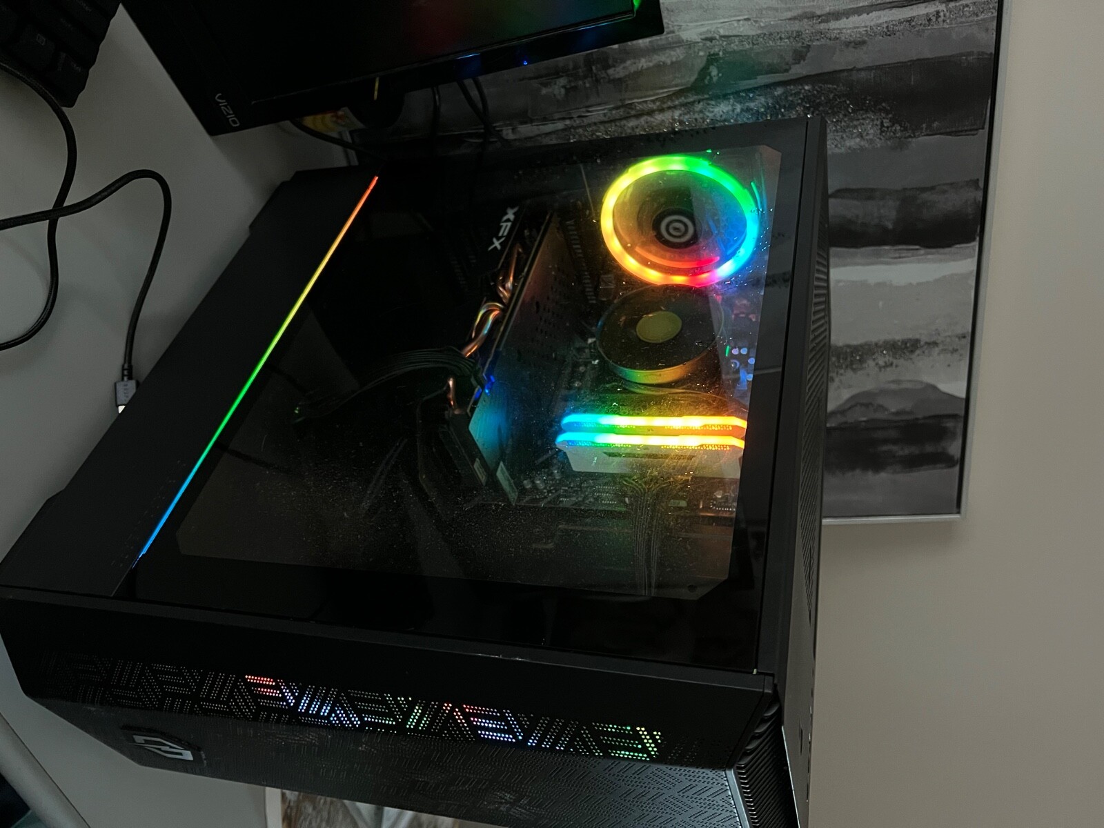Cyberpower Gaming Pc Model C Series Et9380 Amd Ryzen 5 3600 6 Core 8