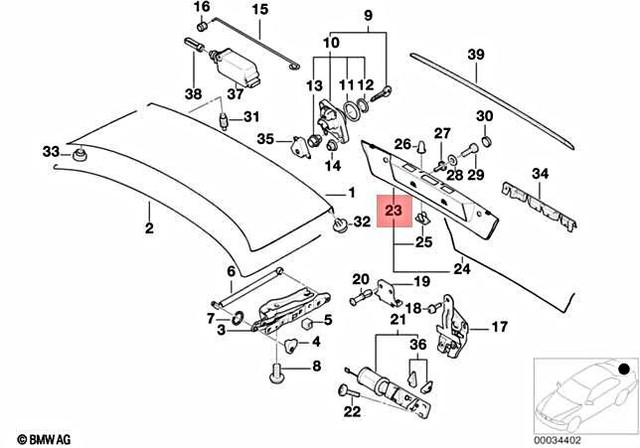 BMW 51138169665 Genuine OEM Lid Trim for sale online | eBay