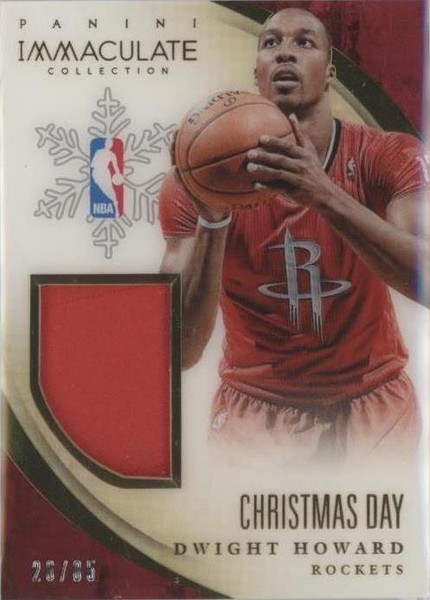 2013-14 Panini Immaculate Collection - Christmas Day #11 Dwight Howard ...