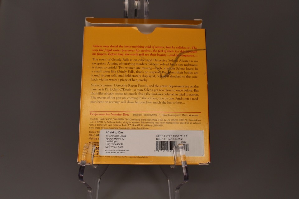 Afraid to Die Lisa Jackson 9781420118506| eBay