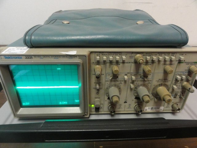Tektronix 2221 60mhz Digital Storage Oscilloscope Good for sale online ...