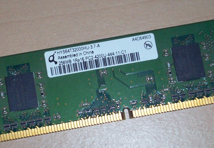 QIMONDA 256MB PC2-4200 533 MHz 240 Pin DIMM DDR2 SDRAM Memory ...