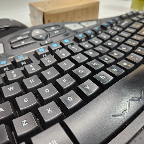 Logitech K350 Wireless Wave Ergonomic Keyboard w/Unifying Receiver w ...