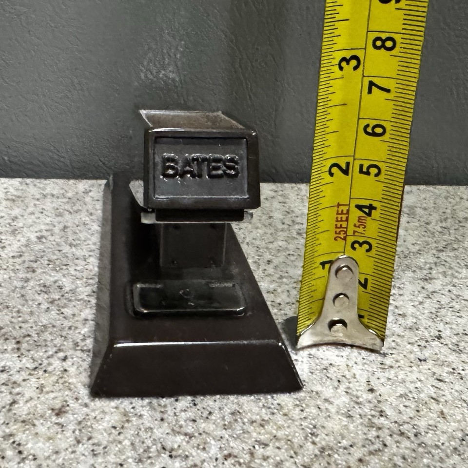 Vintage Bates 320 Stapler Brown Made In USA Tested Works Staples ...