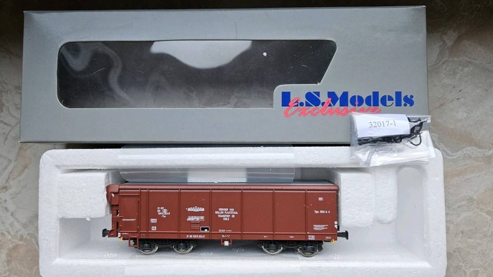 LS MODELS 32017.1 Wagon Porte Coil Tas Sncb Nmbs Type 3614A4 Ep.III IV Rare HO | eBay