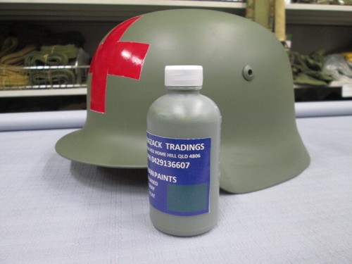 WW1 WW2 German Uniform Field Gray green "FLAT" drab paint 100ml | eBay ...