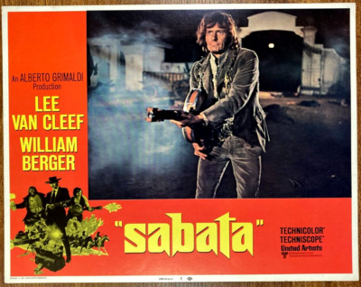 SABATA Original Movie Lobby Card Poster Spaghetti Western William ...
