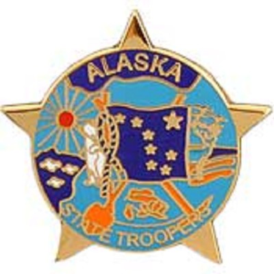 AK ALASKA STATE TROOPER PATCH MINI BADGE PIN - NEW POLICE PIN | eBay