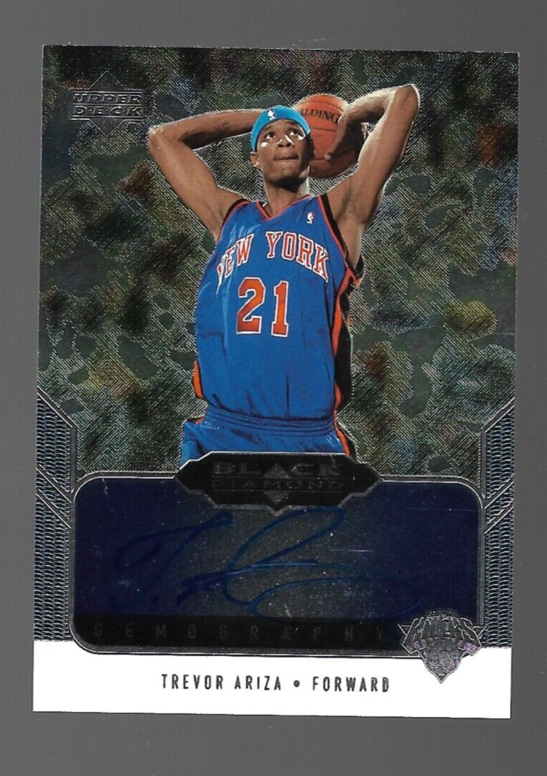 2004-05 Upper Deck Black Diamond Trevor Ariza Auto | eBay