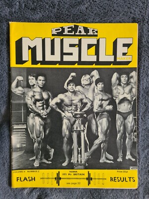 Muscle Peak Bodybuilding Magazine 1971 A.Schwarzenegger,F.Columbo,F ...