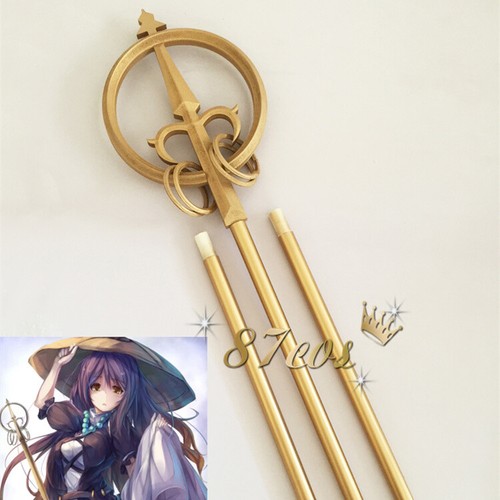 Anime Touhou Project Hijiri Byakuren Cosplay Props Cane Magic Wand ...