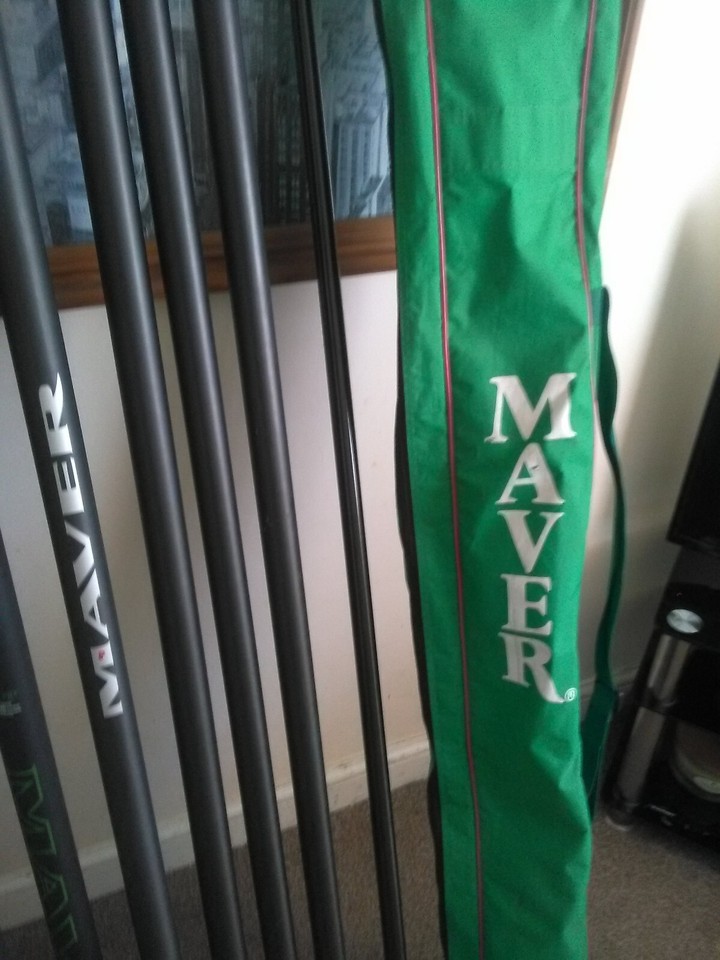 used fishing pole MAVER INSPIRATION .. Spare/Replacement Pole Sections ...