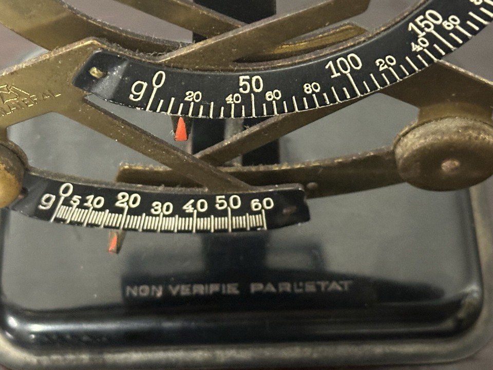 Lovely Set Of Vintage Antique Postal Bilateral Brass And Metal Scales ...