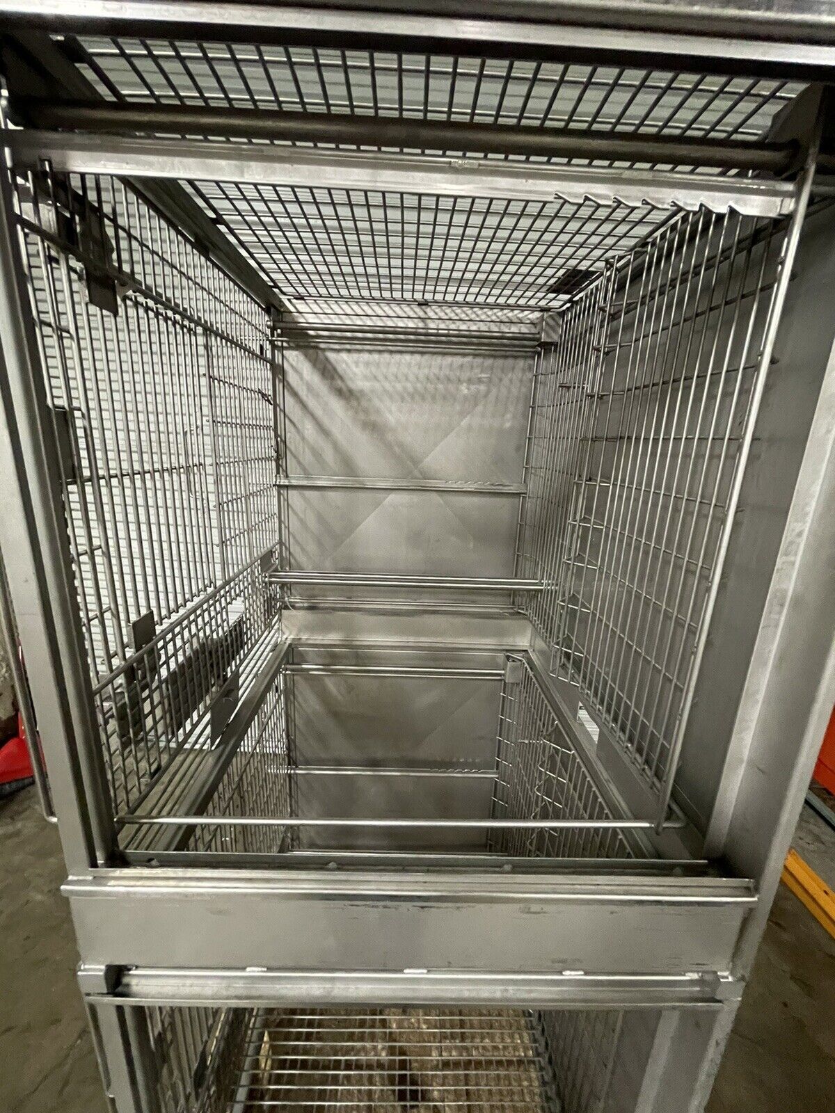 Allentown Caging Stainless Steel Lab Vet Crate Large Dog Animal Cage 35 ...
