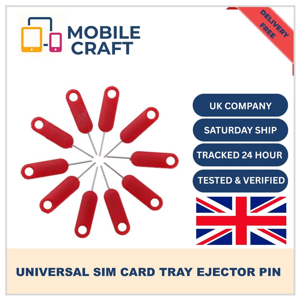 Universal Sim Card Ejector Eject Pin Key Removal Tool For iPhone ...