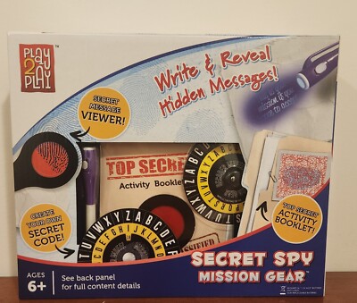 FUN Secret Spy Mission Gear Top Secret Activity Break The Secret Code ...