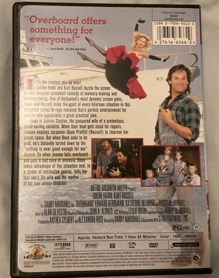 Overboard (DVD, 1987) 27616656629 | eBay