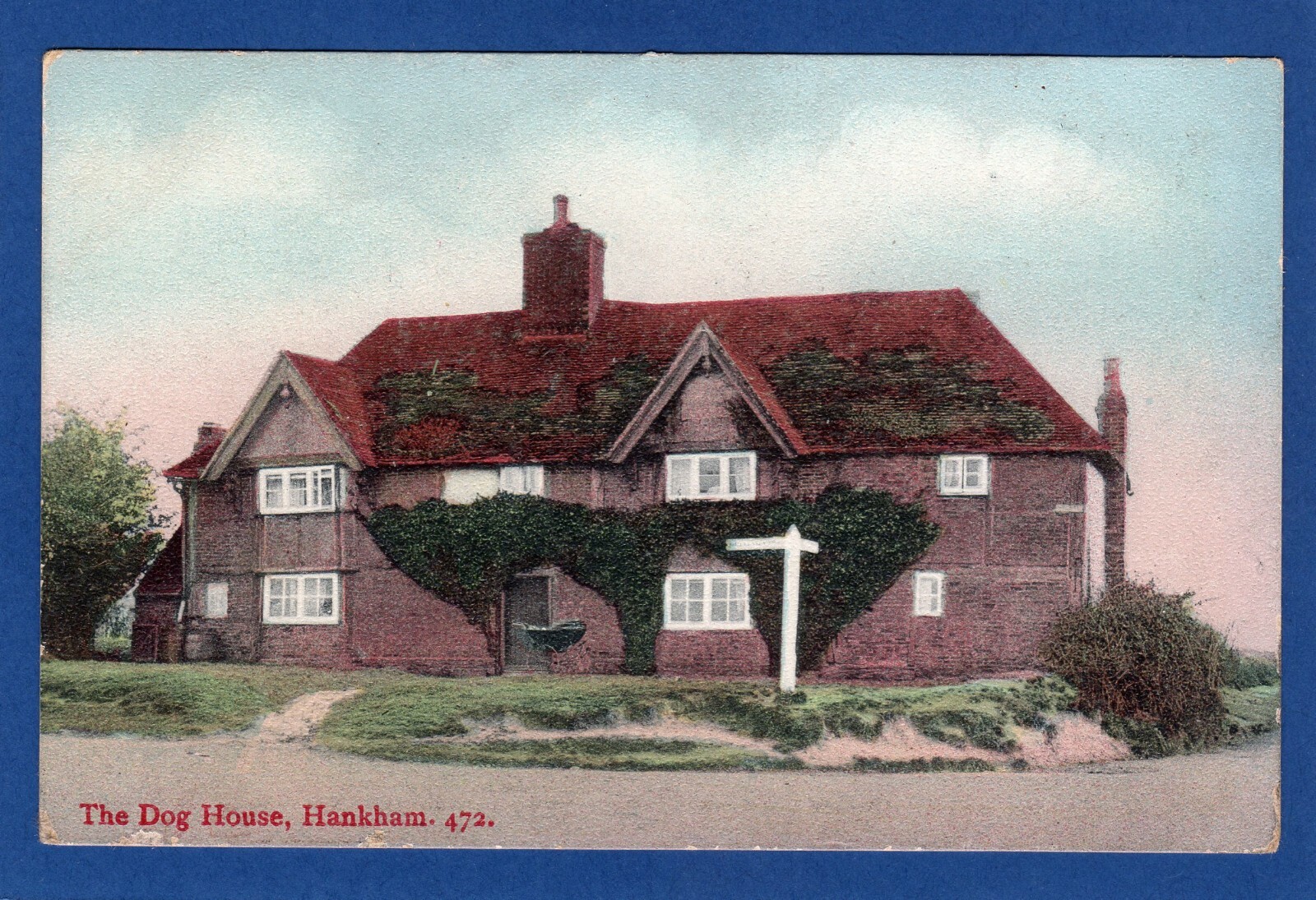 Hankham Dog House Nr Pevensey pc unused W Brooker Ref V893 | eBay UK