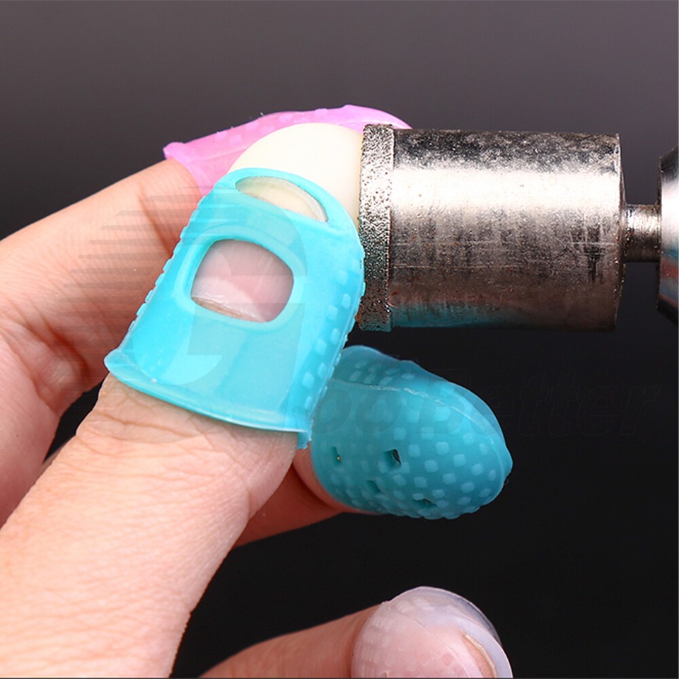 Rubber Thimble Thimblettes Finger Cones Protector Page Turner Large ...