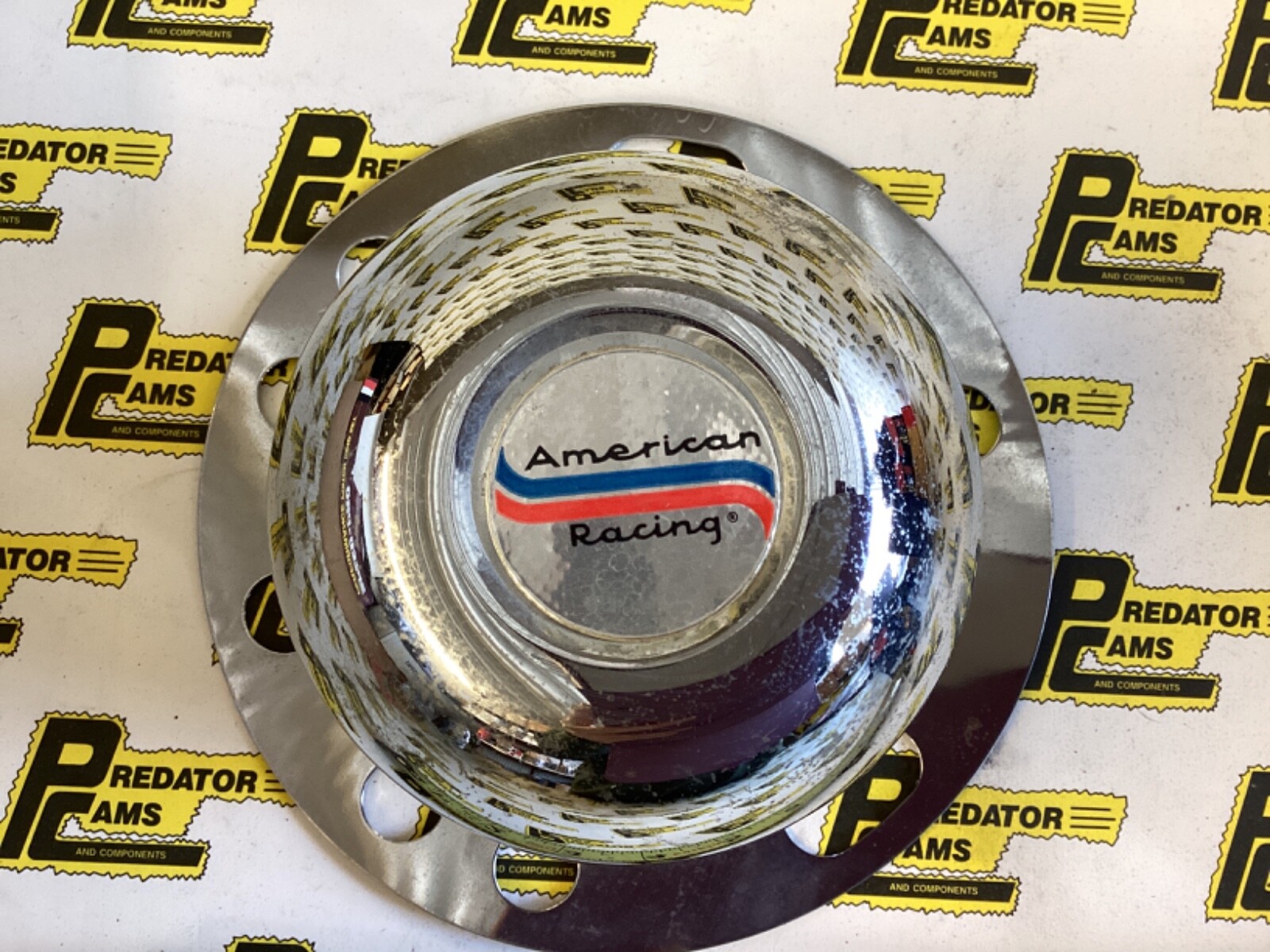 RARE NOS American Racing Wheel Center Metal Cap Hub Vintage | eBay