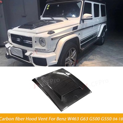 Real Carbon fiber Engine Hood Scoop Bonnet for Benz W463 G63 G500 G550 ...