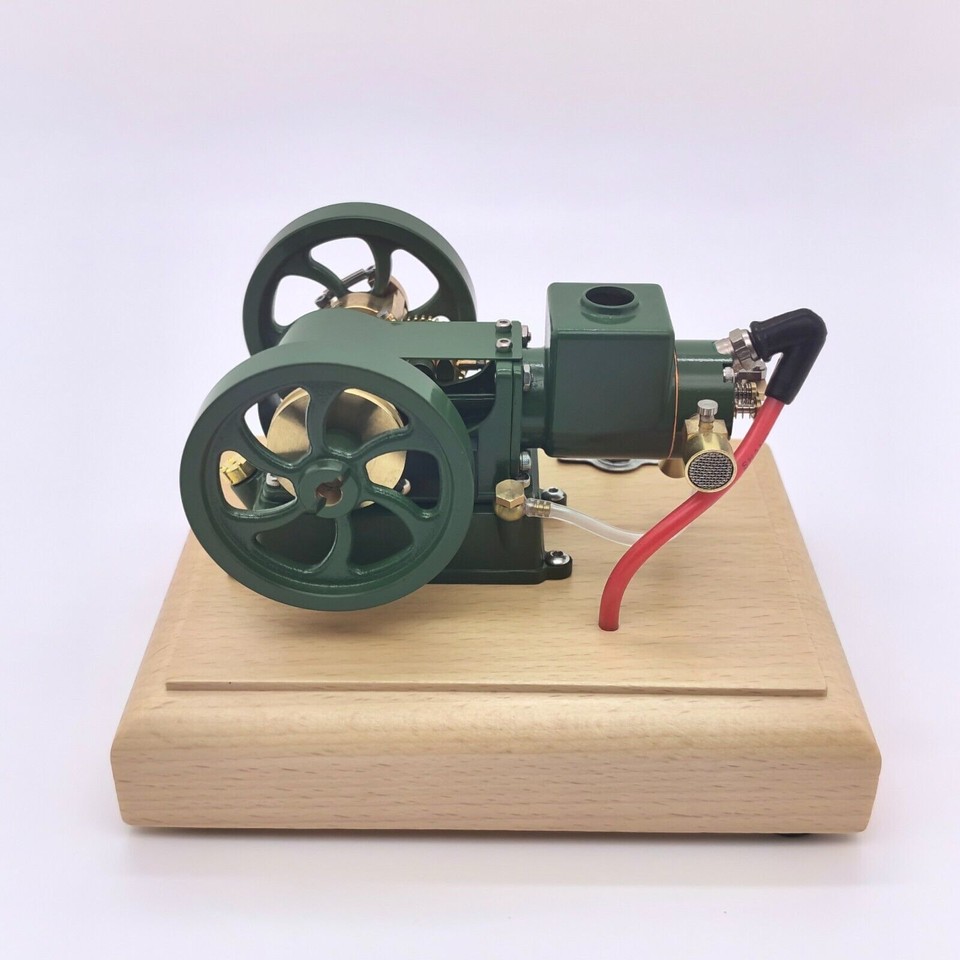 Mini Hit Miss Engine M17 Vintage Gasoline Engine Model Kit Water-Cooled ...