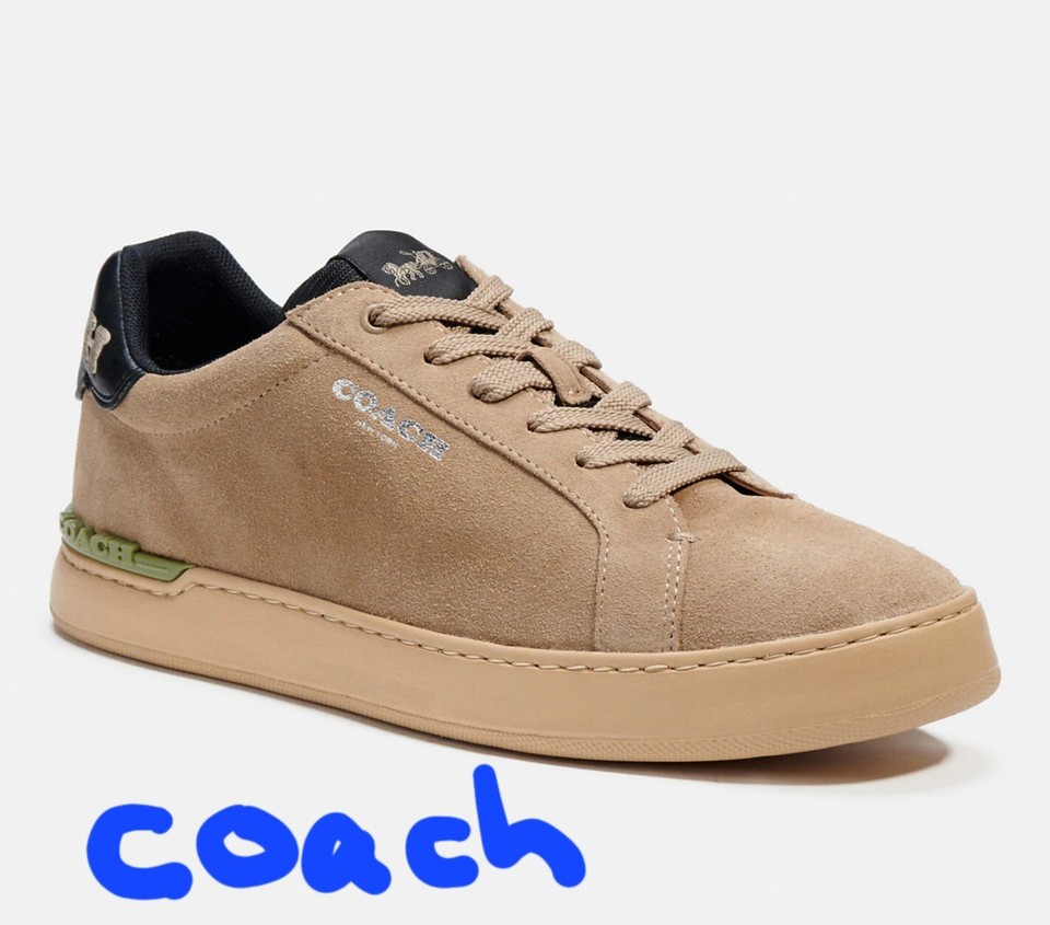 COACH Sneaker Tan Size 8 Pre-owned w/box and booklet | eBay