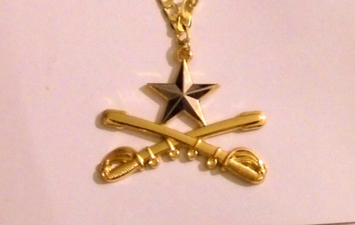 US Officer Cavalry Sword Saber Cutlass Collar Star Army Rebel NCO Chain ...