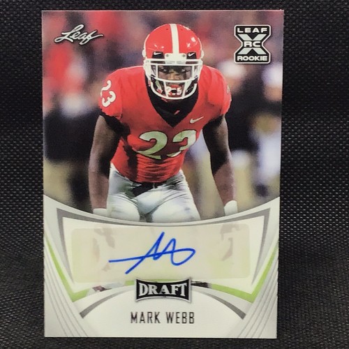 2021 Leaf Draft Autographs Mark Webb Auto Georgia Bulldogs #BA-MW3 | eBay