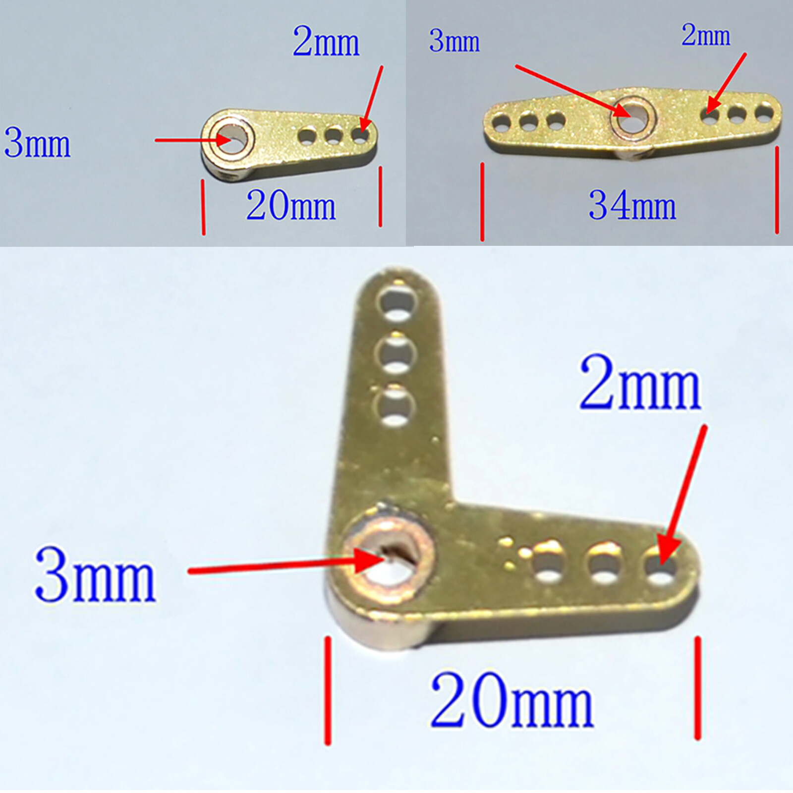 Rudder Rocker Arm Steering Rocker Arm for Simulation RC Ship Boat Model ...