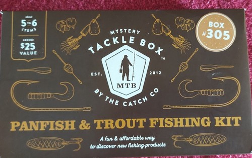 The Catch Co. Mystery Tackle Box~Panfish & Trout Fishing Kit~Box #305 ...