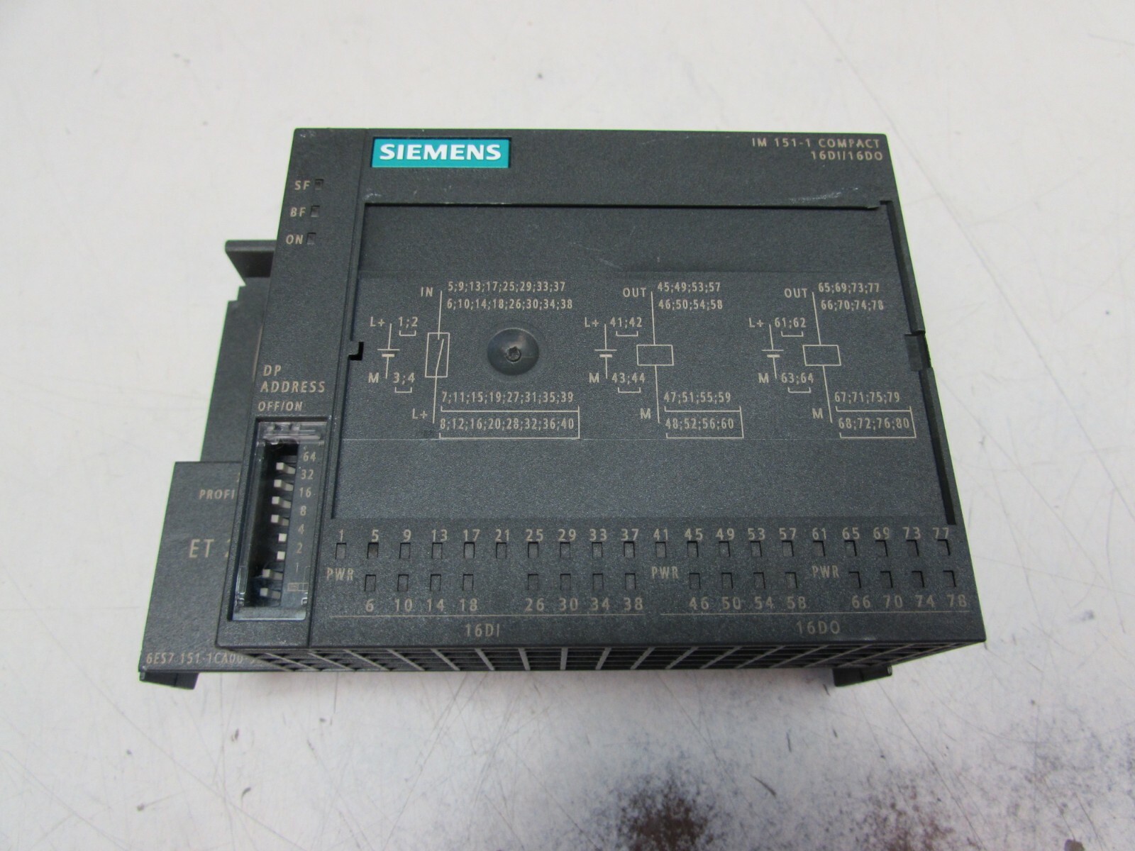 SIEMENS SIMATIC IM151-1 COMPACT 6ES7151-1CA00-3BL0 INTERFACE MODULE ...