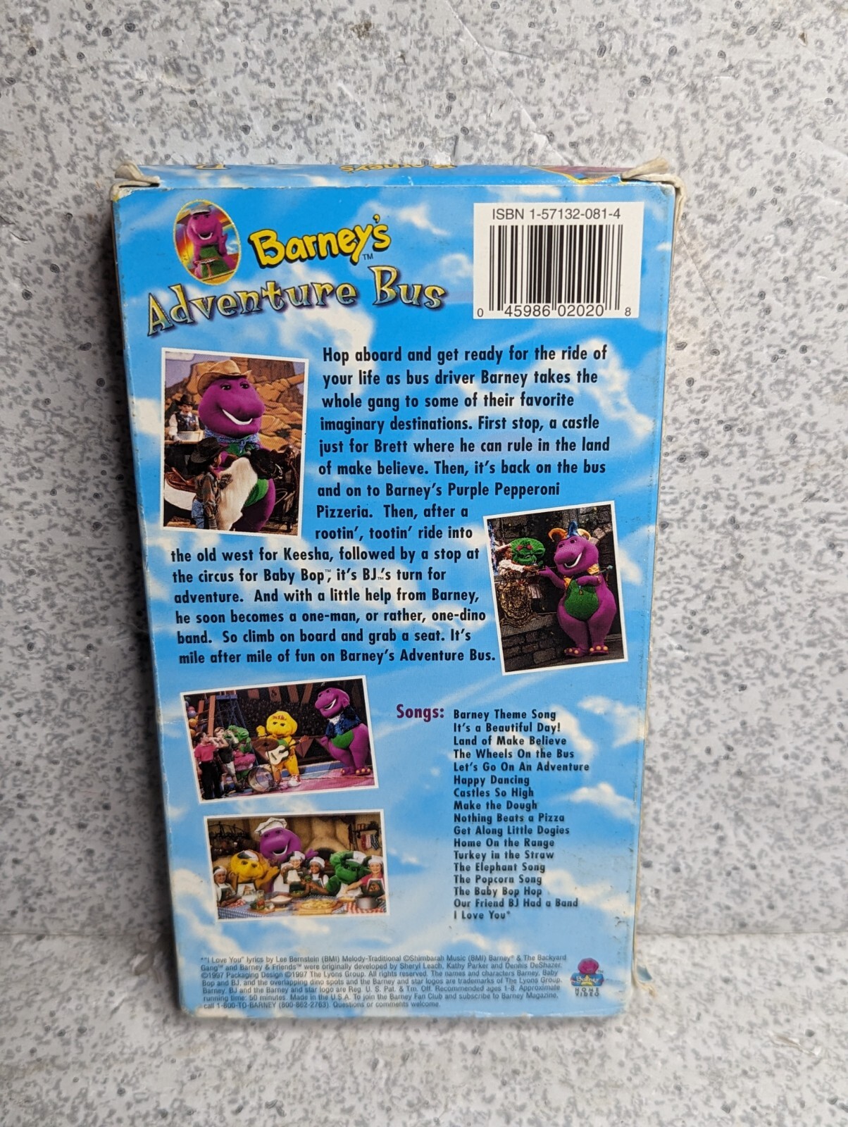 Barney - Barneys Adventure Bus (VHS, 1997) 45986020208 | eBay