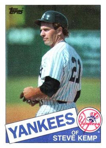 #120 Steve Kemp - New York Yankees - 1985 Topps Baseball | eBay