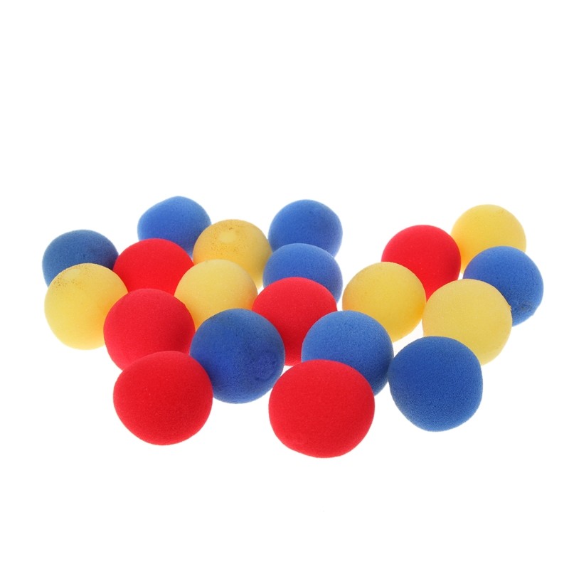 20PCS 4.5cmFinger Magic Tricks Props Sponge Balls Street Classical ...